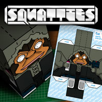 Character Design in a squat and cuboid form | Squatties